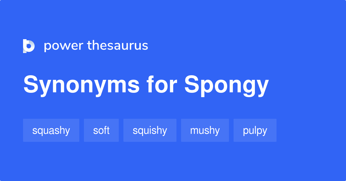 SPONGY Synonyms: 952 Similar Words & Phrases
