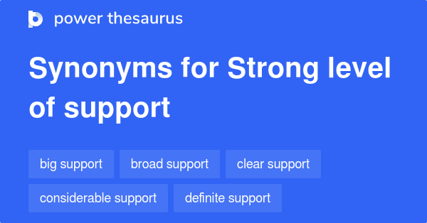 Strong Level Of Support synonyms - 87 Words and Phrases for Strong ...