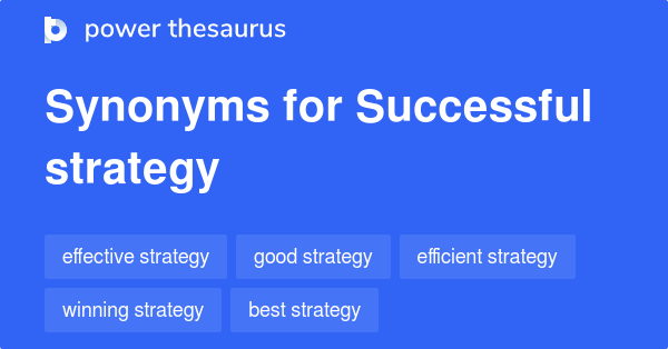 Successful Strategy synonyms - 236 Words and Phrases for Successful ...