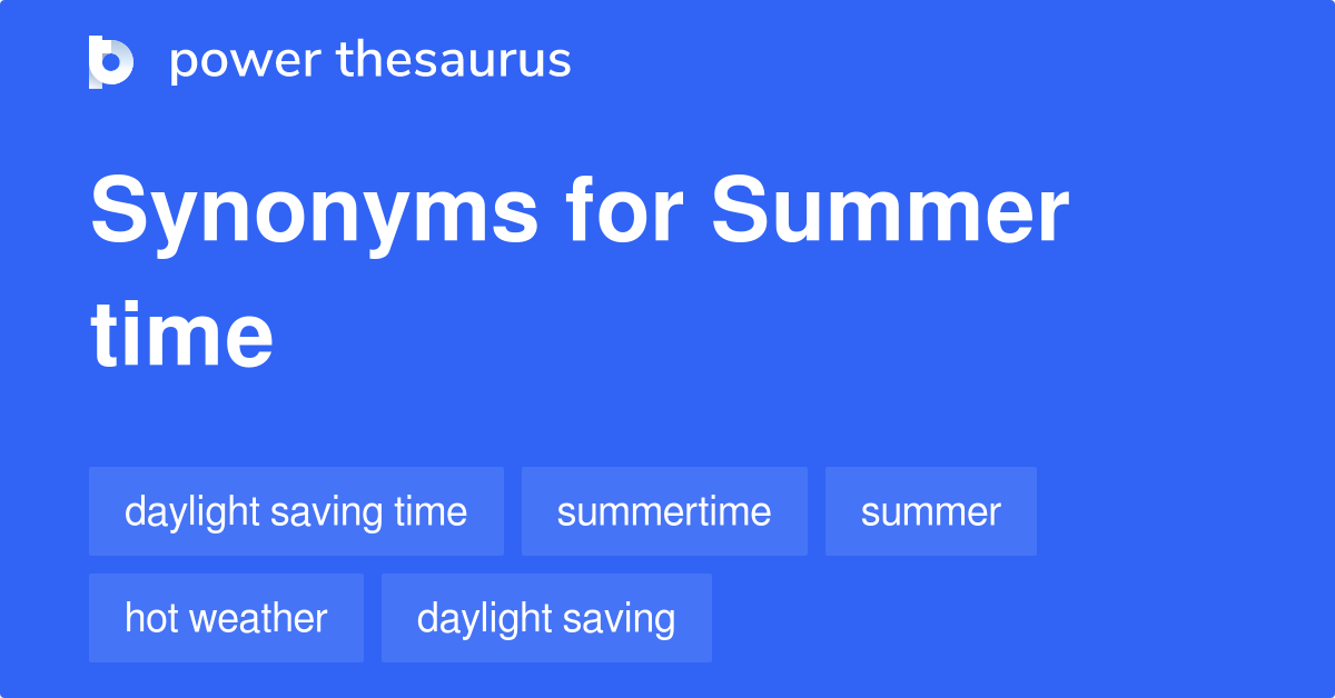 112 SUMMER TIME Synonyms