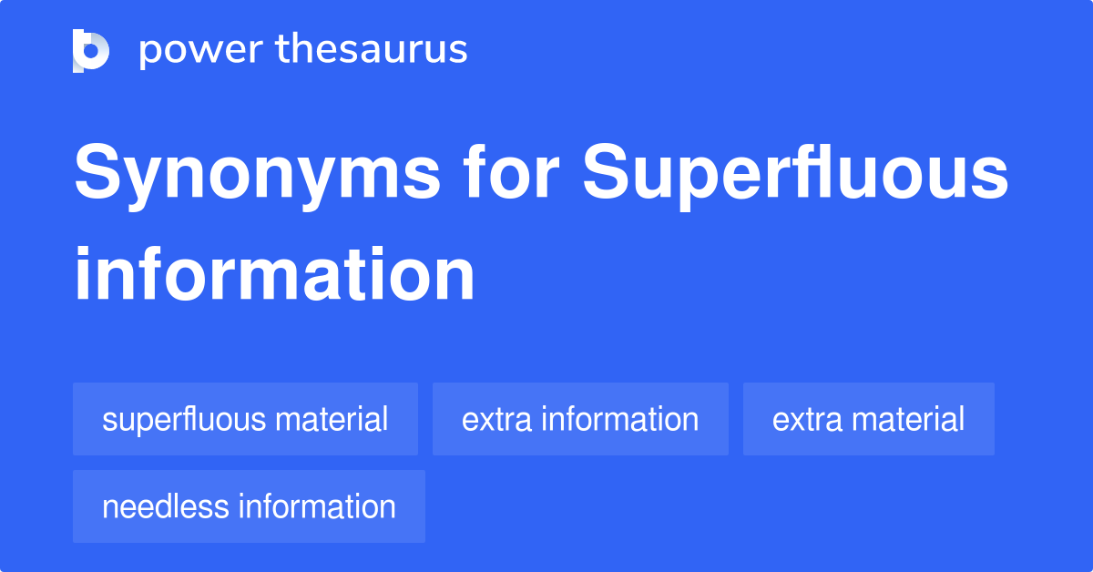 Superfluous