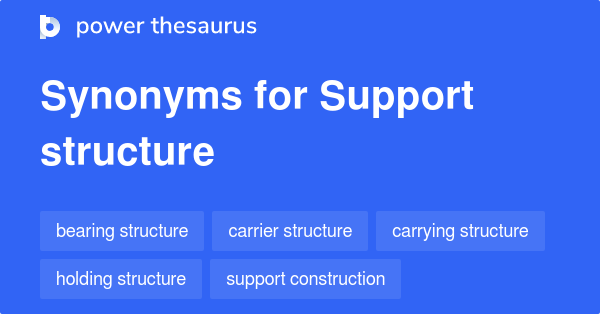 SUPPORT STRUCTURE Synonyms: 118 Similar Words & Phrases