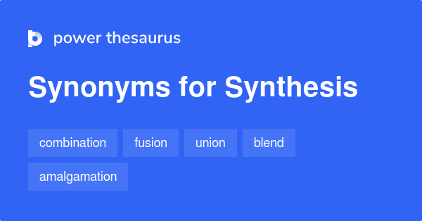 SYNTHESIS Synonyms: 635 Similar Words & Phrases