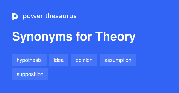 THEORY Synonyms: 926 Similar Words & Phrases
