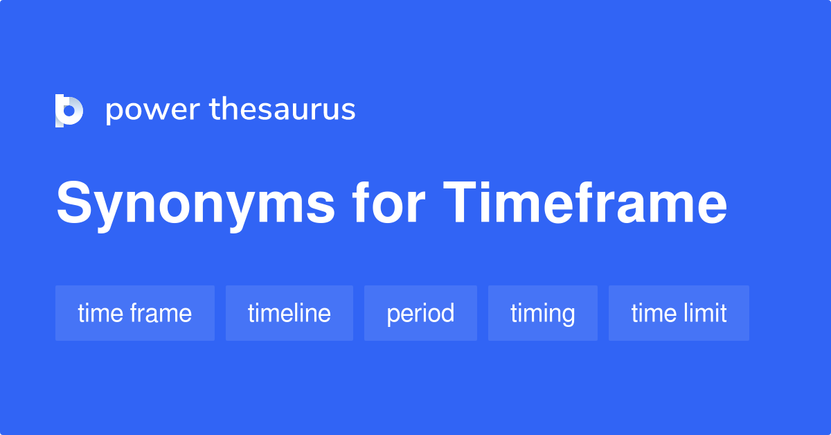TIMEFRAME Synonyms: 260 Similar Words & Phrases