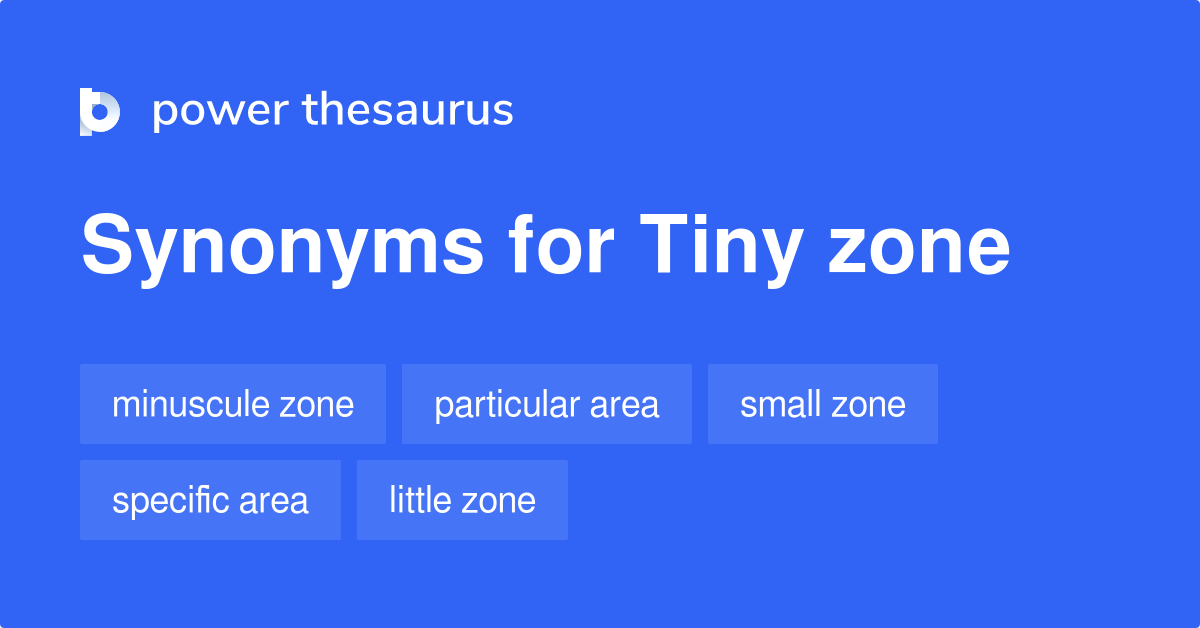 Tiny Zone synonyms - 221 Words and Phrases for Tiny Zone