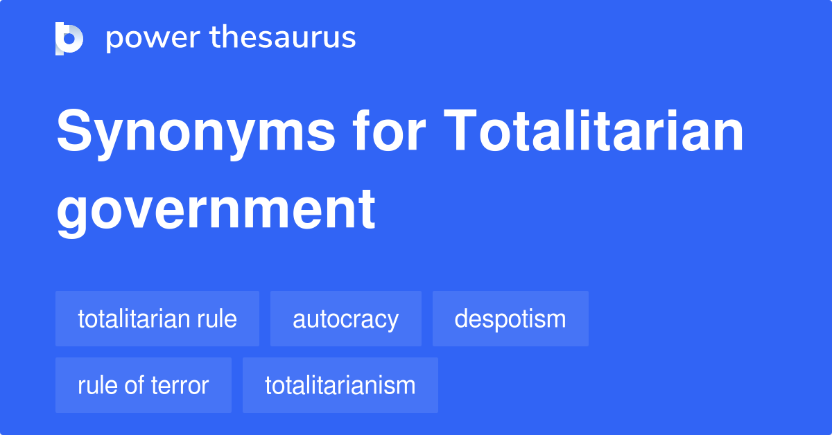 Totalitarianism Government