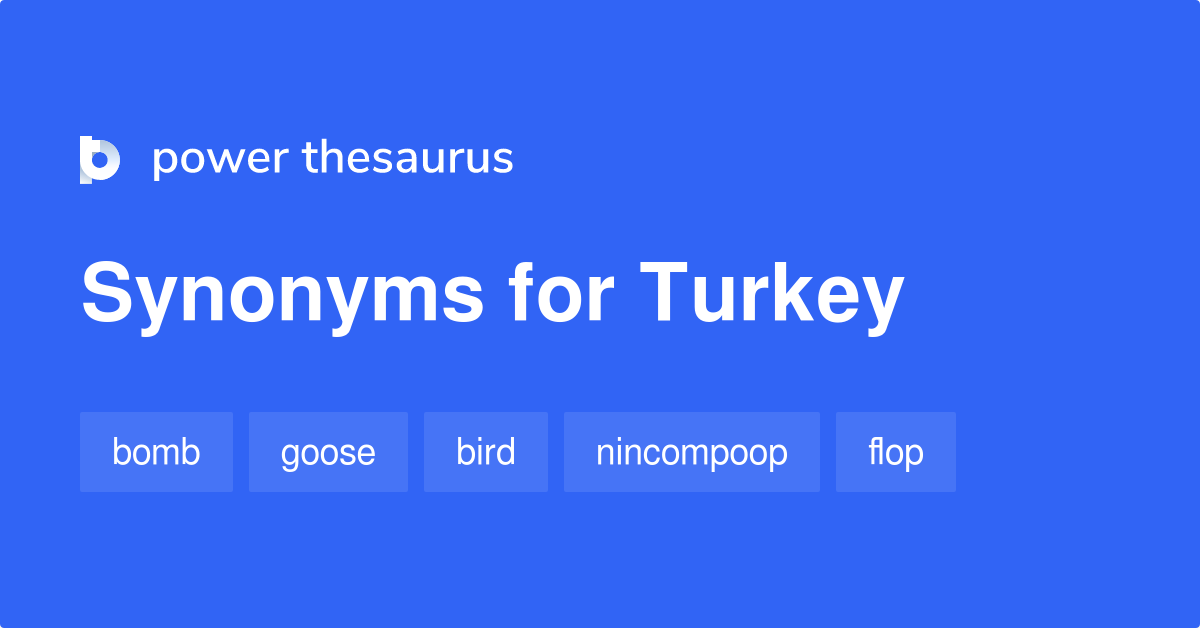TURKEY Synonyms: 1 020 Similar Words & Phrases