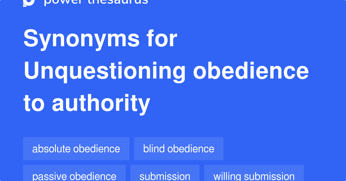 Obedience To Authority