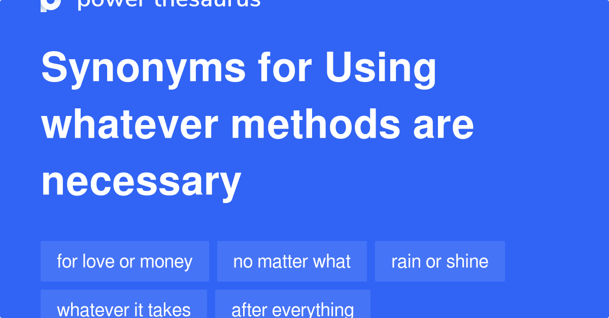 Method Synonym