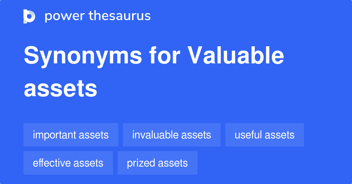 VALUABLE ASSETS Synonyms: 252 Similar Words & Phrases