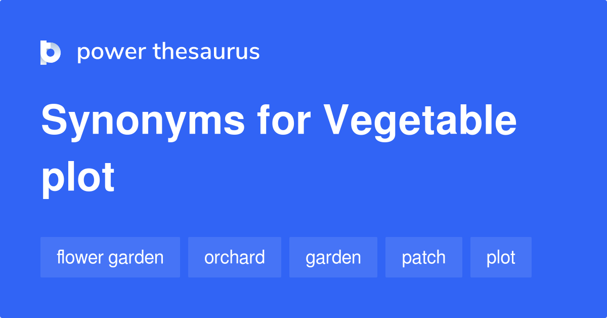 Vegetable Plot synonyms - 33 Words and Phrases for Vegetable Plot