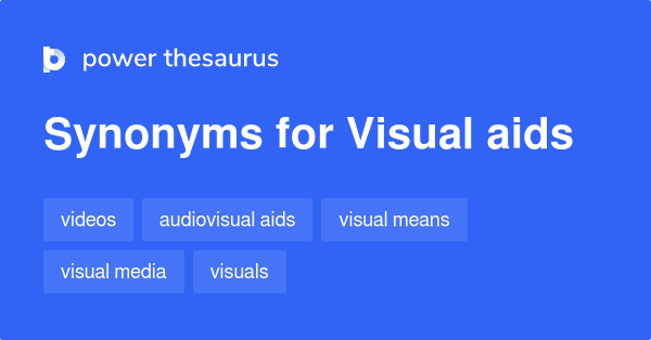 VISUAL AIDS Synonyms: 413 Similar Words & Phrases