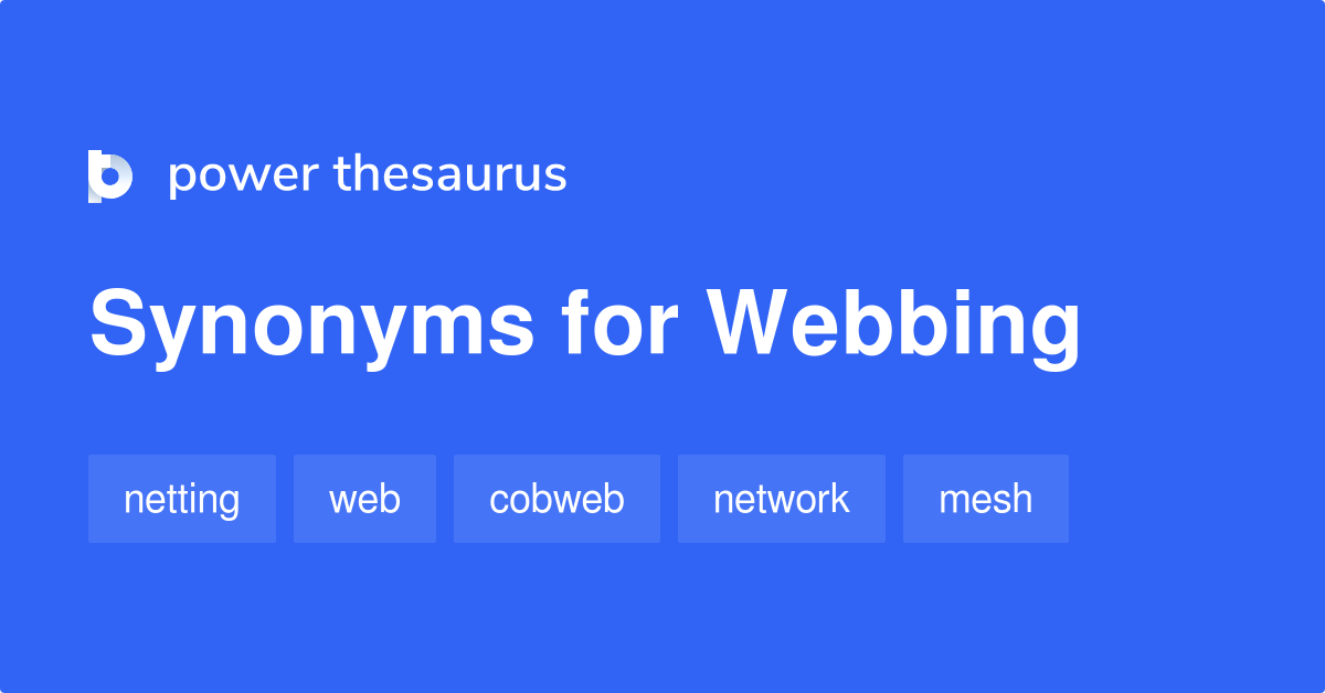 Webbing synonyms - 327 Words and Phrases for Webbing