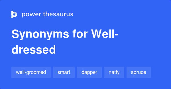 379 WELL-DRESSED Synonyms