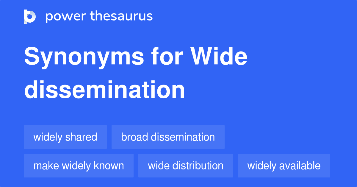 Disseminate Examples