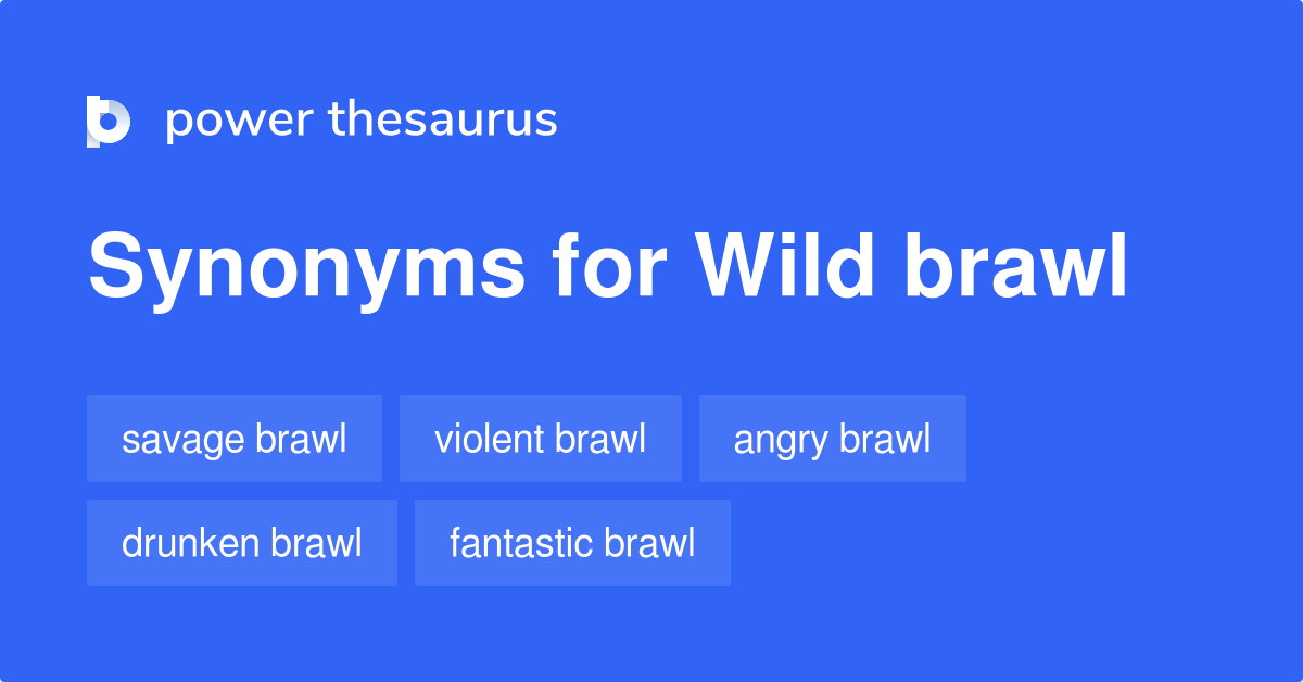 Wild Brawl synonyms - 13 Words and Phrases for Wild Brawl