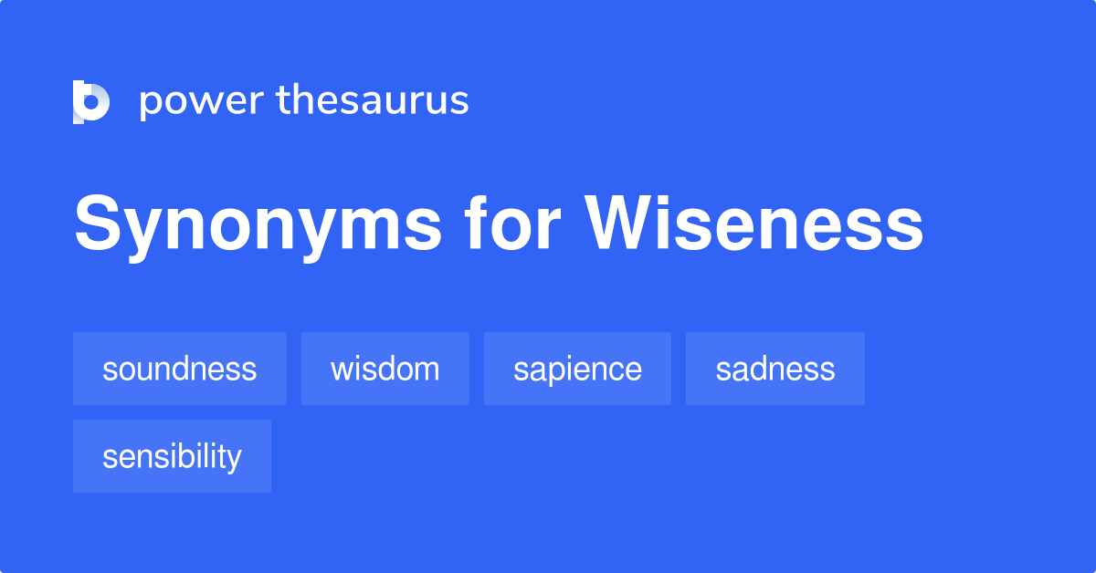 Wiseness synonyms - 17 Words and Phrases for Wiseness