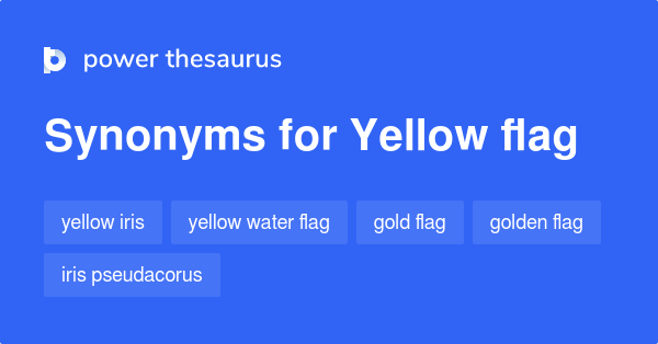 Yellow Flag synonyms - 89 Words and Phrases for Yellow Flag